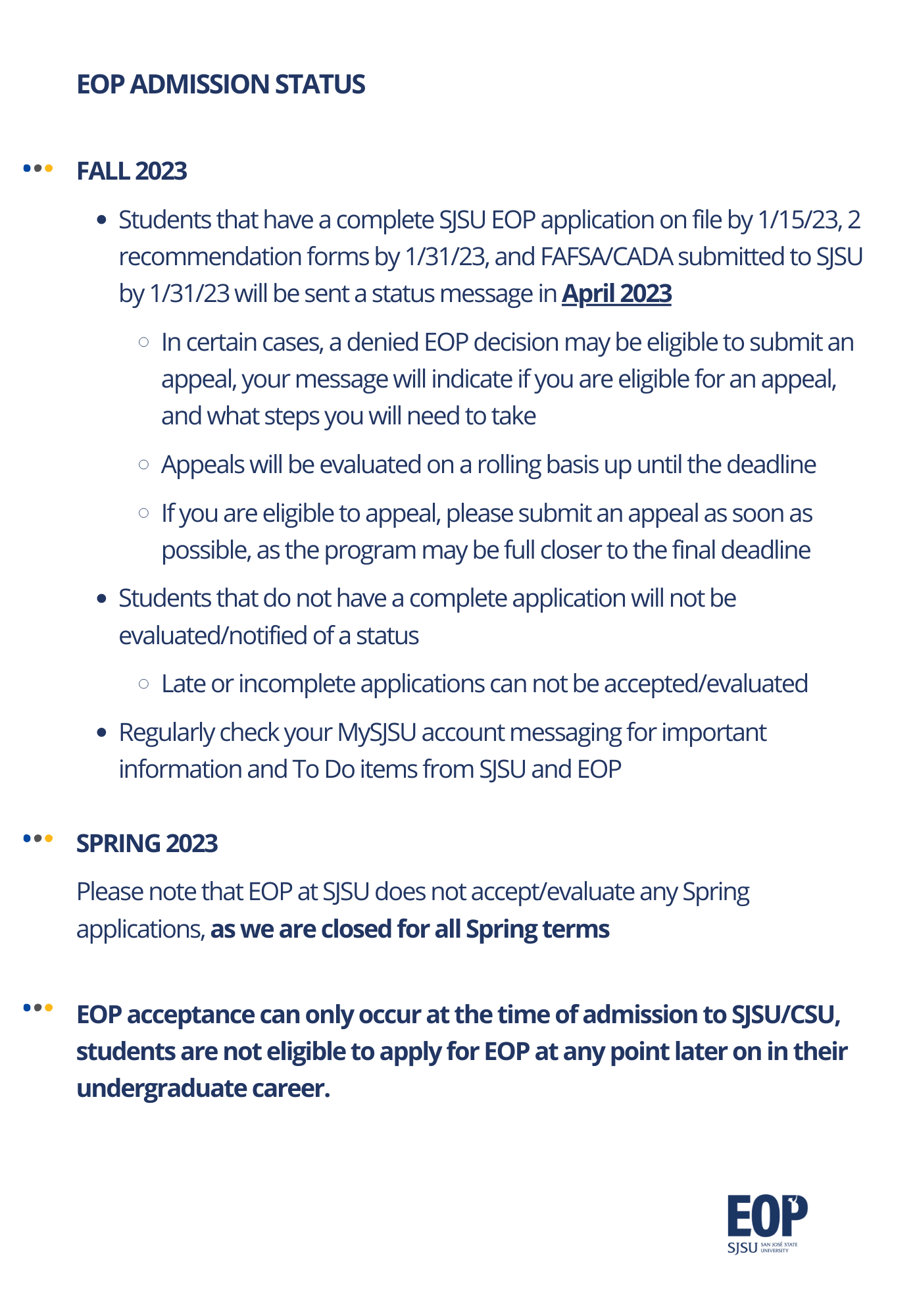 Apply to EOP | Educational Opportunity Program