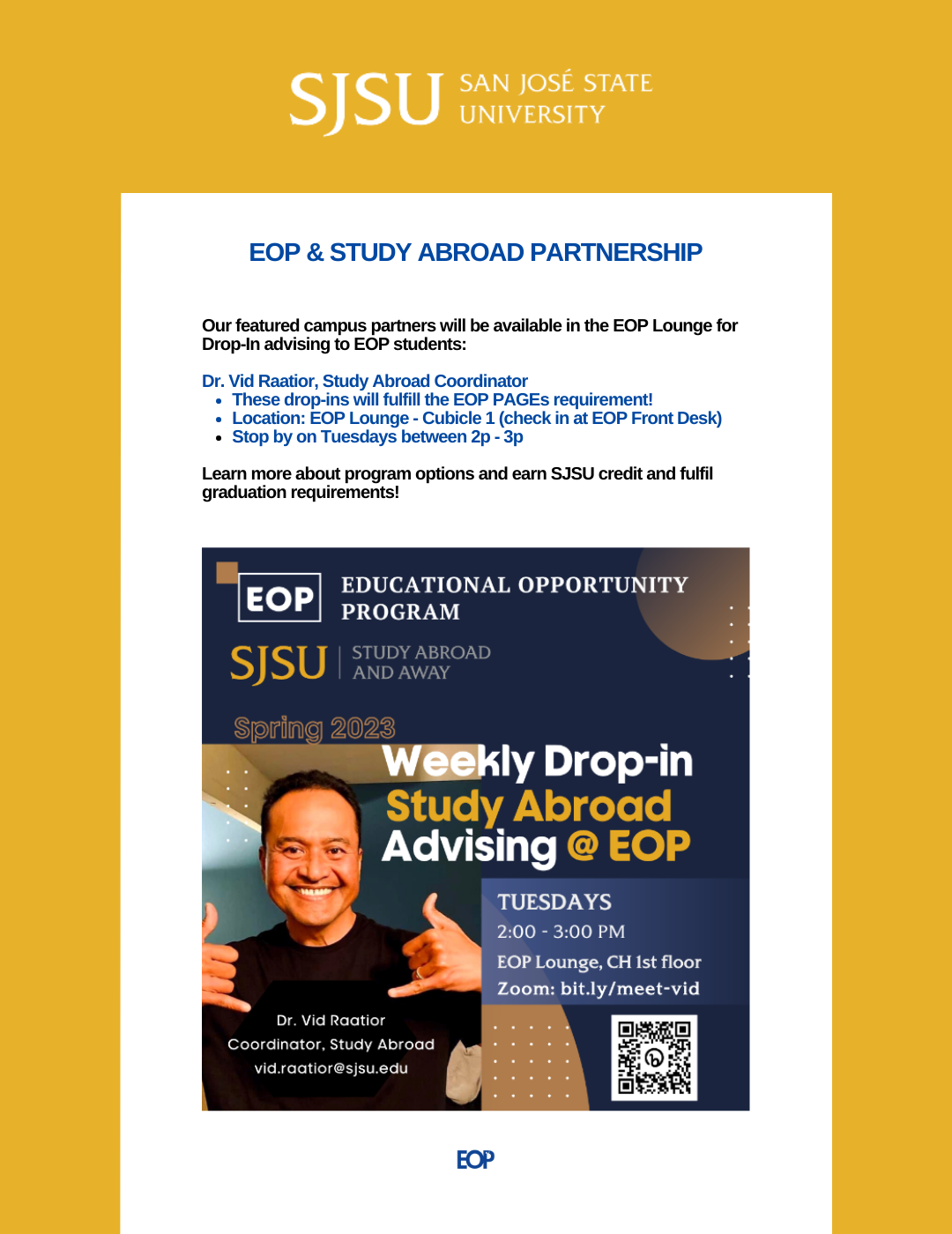 EOP PAGEs | Educational Opportunity Program