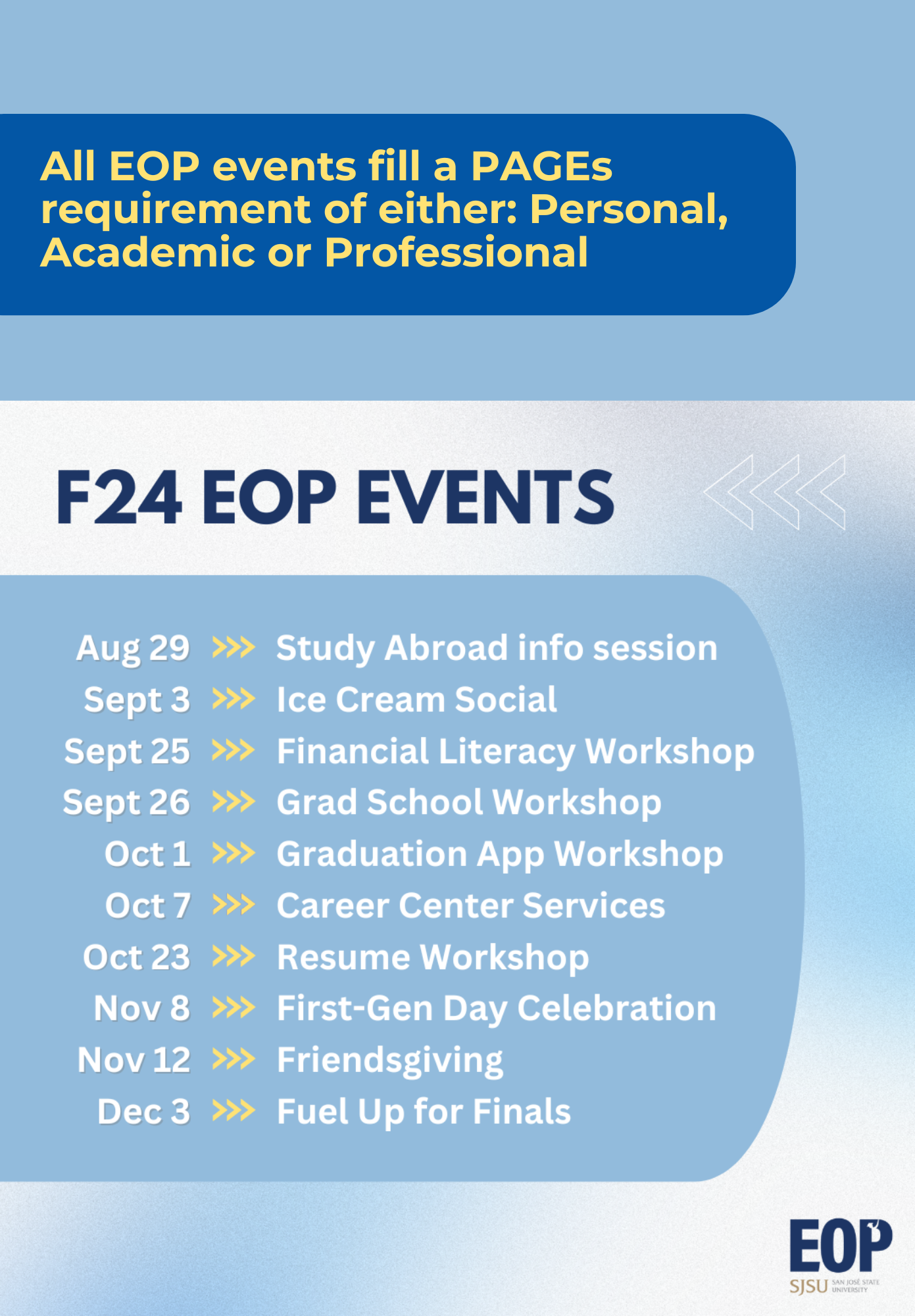 Events | Educational Opportunity Program