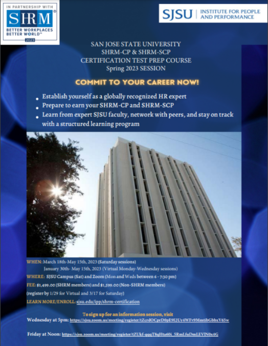 SHRM Certification | Institute for People and Performance